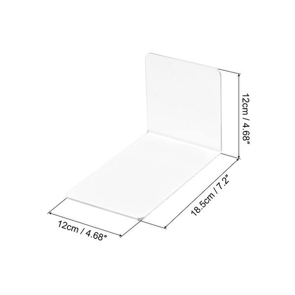 L Type Shelf Dividers, Clear Closet Shelf Separator 12x12x18.5cm 4Pcs ...