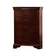 Decorously Functional Pine Wood, Plywood & Birch Veneer Chest, Cherry ...