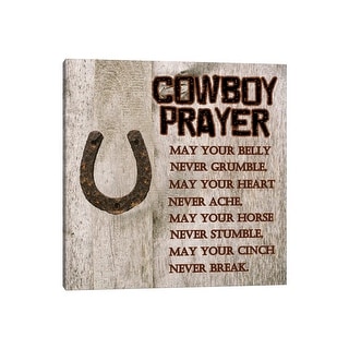 iCanvas "Cowboy Prayer" by Sheldon Lewis Canvas Print - Bed Bath ...
