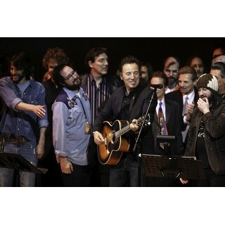 Bruce Springsteen and friends on stage at Carnegie Hall Photo Print ...