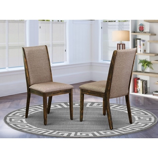 HomePop Open Back Upholstered Wood Frame Dining Chair - Set HomePop Open Back Upholstered Wood Frame Dining Chair - Set
