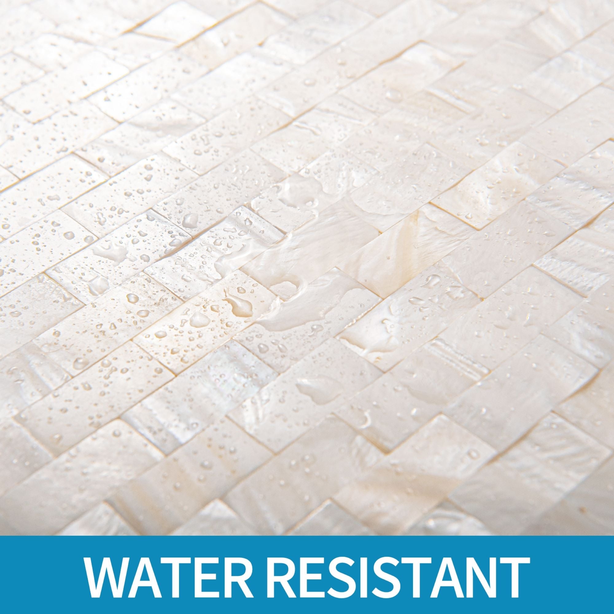 Art3d Mother of Pearl Shell Tile for Kitchen Backsplash/Bathroom White ...