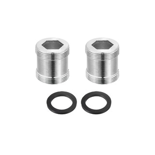 Faucet Adapter 2pcs 22x4.5mm Male to 22x4.5mm Male 23mm Long Brass Tap ...
