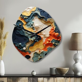 Designart - Bio morphism Organic Forms II - Biomorphism Large Wall ...