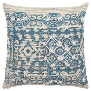 Blue Geometric Pillow - Bed Bath & Beyond - 29095487