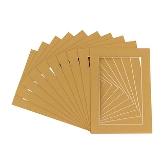 12x18 Mat for 11x14 Photo - Rattan Beige Matboard for Frames Measuring ...
