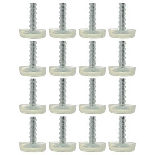 M8 x 25 x 27mm Leveling Feet Adjustable Leveler for Table Machine Leg ...