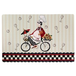 Pvc Placemat (Chef On Bicycle) - Set of 12 - Bed Bath & Beyond - 34666207