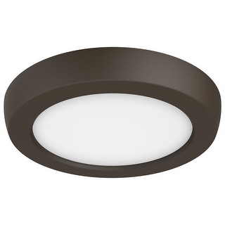 Blink Pro 9W 5in LED Fixture CCT Selectable Round Shape Bronze Finish ...