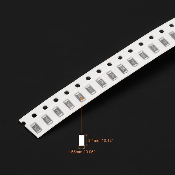 100 Pcs 1206 Chip Resistor 750K Ohm 1/4W Surface Mount Device Resistor ...