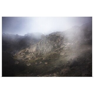 "Fog in autumn on Mt Crackenback Australia" Poster Print - Multi - Bed ...