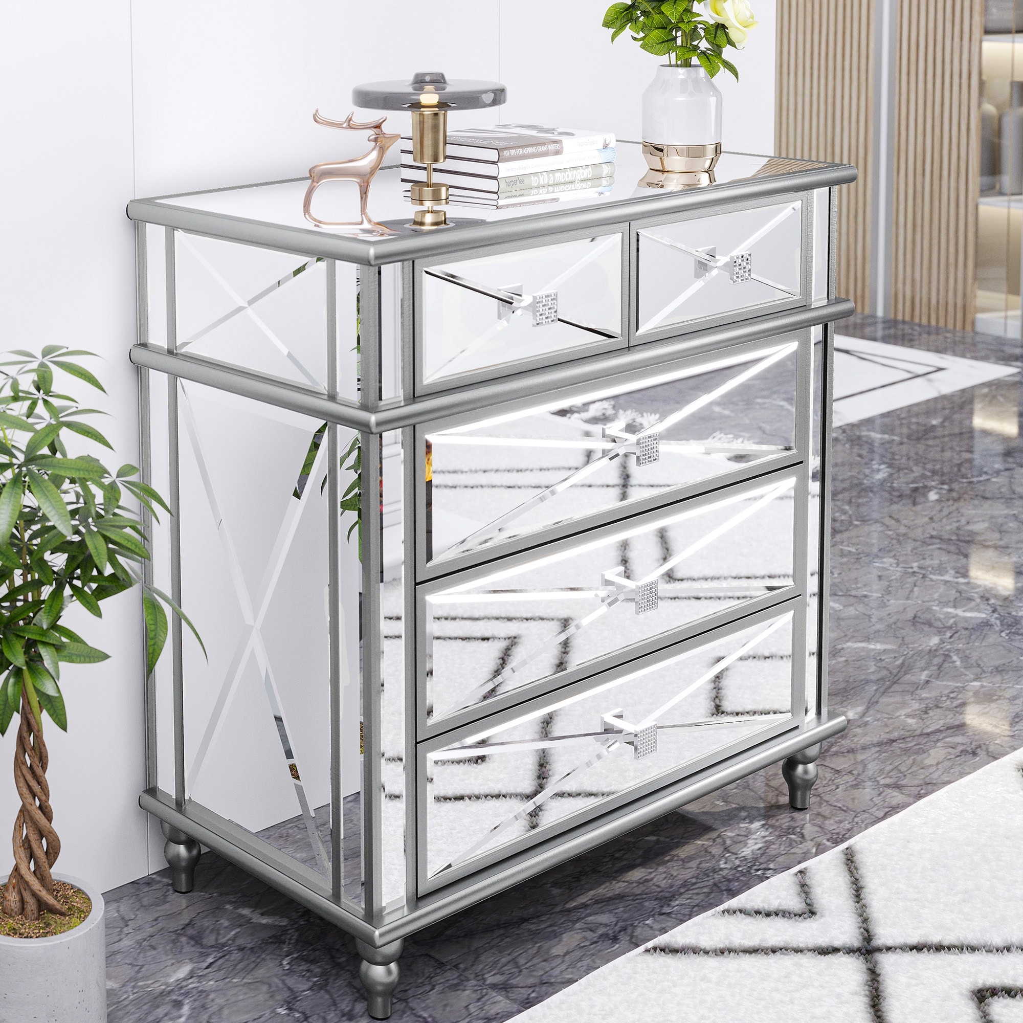 Gold Mirrored Dressers Bed Bath Beyond