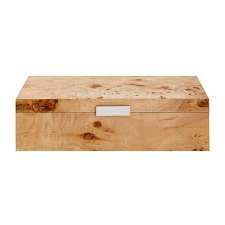 Elk Home Caleb Box - Rectangular Bleached Burl - Bed Bath & Beyond ...