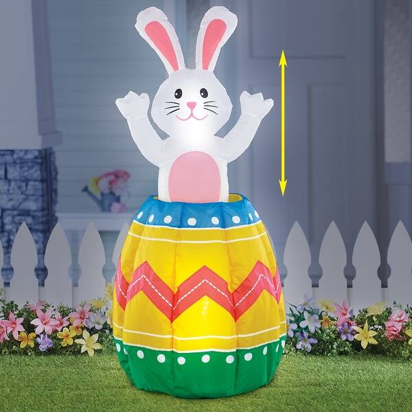 animated easter bunny inflatable