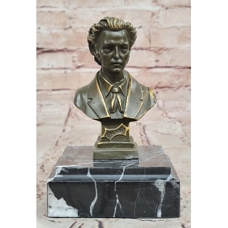 Frédéric Chopin Bronze Bust Sculpture - Romantic Composer Music Art ...