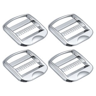 Metal Ladder Buckle Slider, 4pcs Adjustable Buckle for Backpack Strap ...