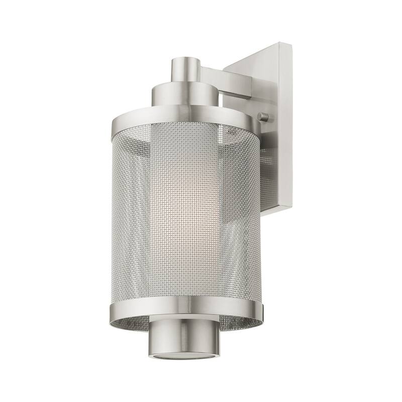 Livex Lighting Nottingham Single Light 15" Tall Outdoor Wall Sconce ...