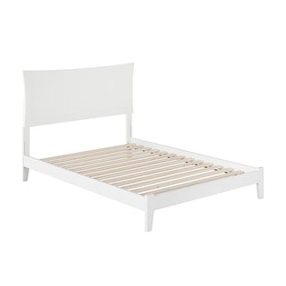 Full Solid Wood Platform Bed in White - Bed Bath & Beyond - 39189001