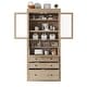 Roomfitters 78 Inch Tall Kitchen Pantry Storage Cabinet with Power ...