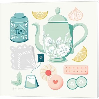 Gia Graham 'Tea Time IV' Canvas Art - Bed Bath & Beyond - 36522879