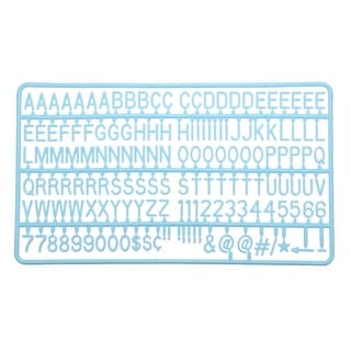 3/4 Inch Felt Letter Board Letters Numbers Symbols Frame 2Pcs Blue ...