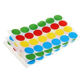 Color Coded Sticker 360 Round Dots Label Sheet, 1.18Inch Self Adhesive ...