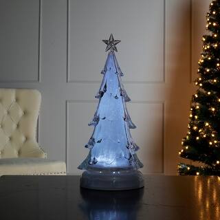 White LED Rotating Music Sparkle Christmas Tree - Bed Bath & Beyond ...