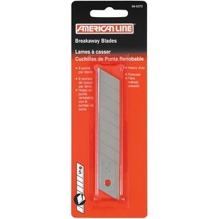 American Line 66-0372 Heavy Duty Breakaway Blades, 5/Card - Bed Bath ...
