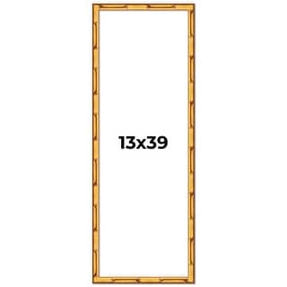13x39 Frame Gold Real Wood Picture Frame Width 1 inches | Interior ...