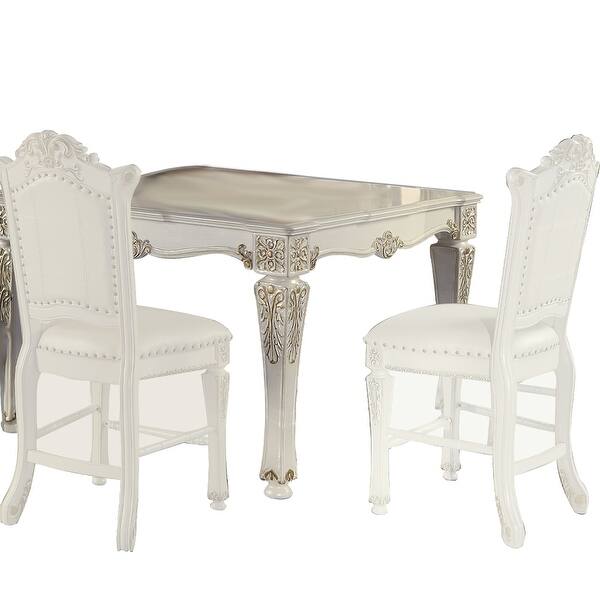 Acme Vendome COUNTER HEIGHT TABLE Antique Pearl Finish - On Sale - Bed ...
