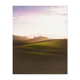 Pienza Tuscany Italy Sunset hills Photography Hill Art Print/Poster ...