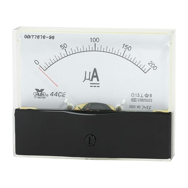 Measurement Tool Analog Panel Ammeter Gauge DC 0 - 200uA Measuring ...
