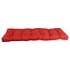 Tufted Indoor/Outdoor Bench Cushion (Multiple widths from 46 to 60 inch ...