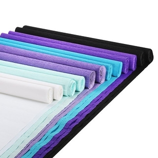Crepe Paper Streamers 12 Rolls 7.5ft in 6 Colors for DIY Decorations ...