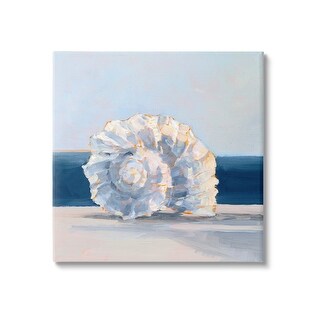 Stupell Blue Seashell Painting Canvas Wall Art Design by Ethan Harper ...
