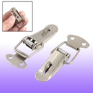 Toolbox Locked Style 2.4" Long Pull Down Loop Draw Latch Silver Tone 2 ...