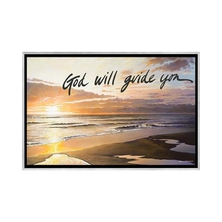 iCanvas "God Will Guide You" by Bruce Nawrocke Framed - Bed Bath ...