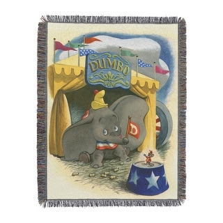 Dumbo Traveling Dumbo Woven Tapestry Throw - Bed Bath & Beyond - 39199041