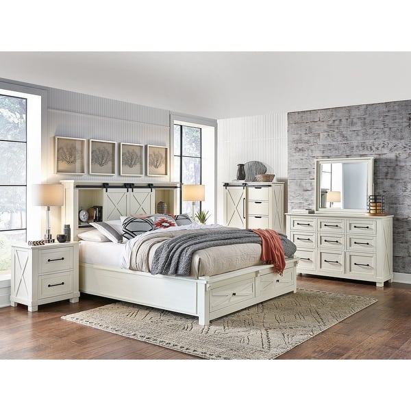 Simply Solid Shanna Solid Wood 6-piece Storage Bedroom Collection - Bed Bath & Beyond - 29141190