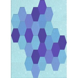 Ahgly Company Machine Washable Transitional Blue Ribbon Blue Area Rugs ...