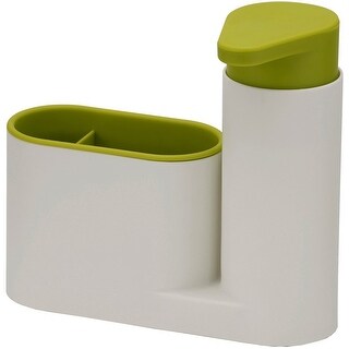 Joseph Joseph Sink Base Caddy Set with Soap Pump, White/Green - Bed ...