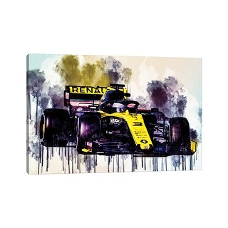 iCanvas "Daniel Ricciardo Renault Rs19 Raceway 2019 F1 Cars Formula 1 ...