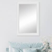 Woodford White Framed Vanity Mirror - Bed Bath & Beyond - 34421700
