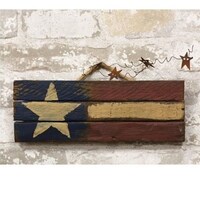 Lath Hanging Skinny Flag With Rusty Stars 11.75" - Multicolour - Bed ...