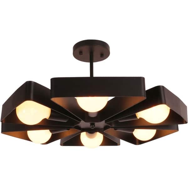Modern Black Metal Floral Design Kitchen Light Fixtures - On Sale - Bed ...