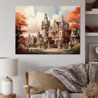 Designart "Ireland Dublin Castle Extremely I" Ireland Canvas Prints ...