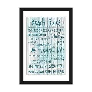 iCanvas "Beach Rules" by Natalie Carpentieri - Bed Bath & Beyond - 37406175