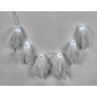 43" Light Up Ghost Garland - Bed Bath & Beyond - 38320096