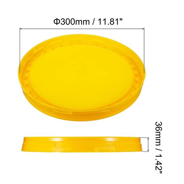 Plastic Paint Pail Lid for 5.28 Gallon Bucket w Tear Strip Seal Lids ...