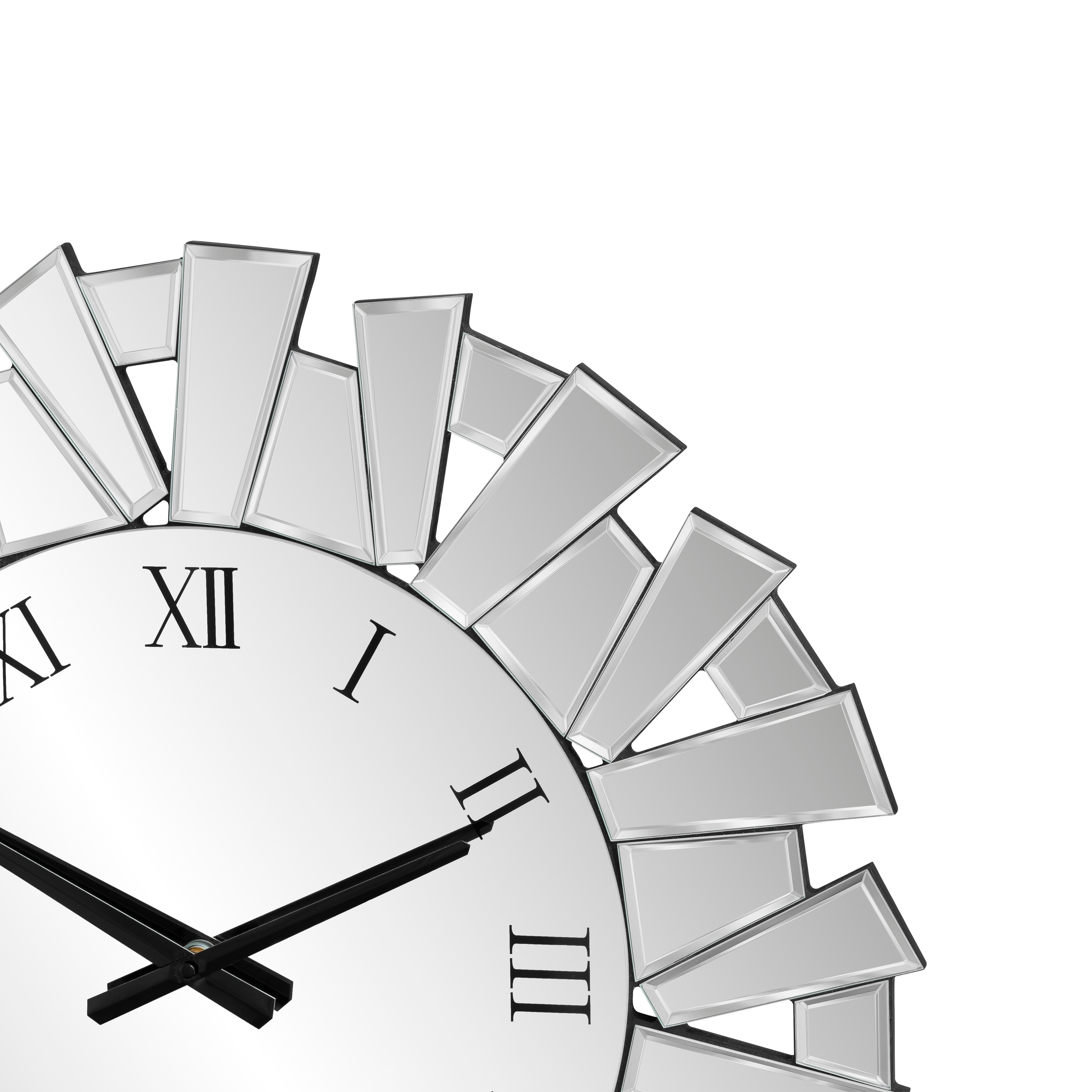 mirrored wall clock canada